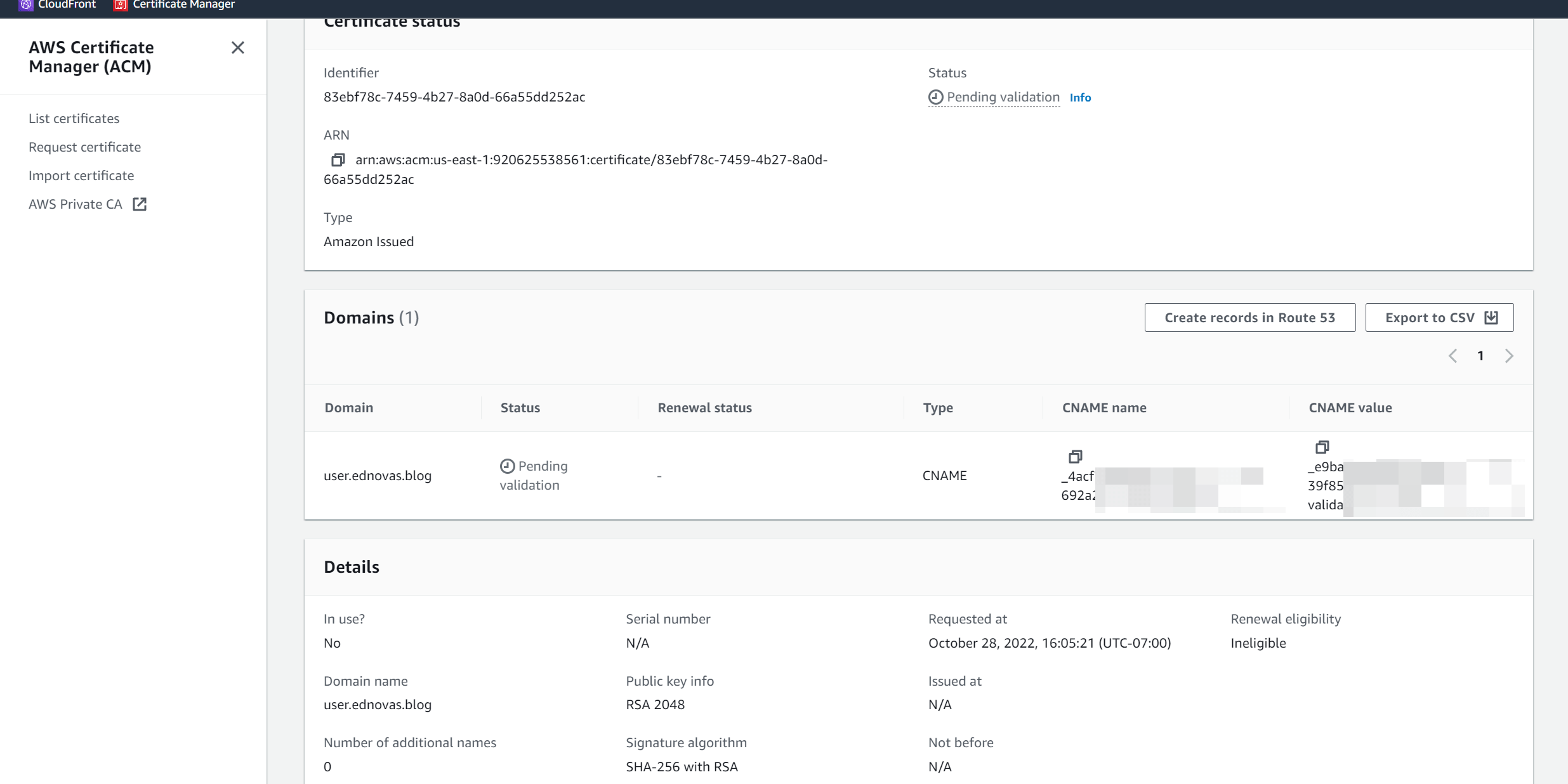 使用 Cloudfront CDN | EdNovas的小站